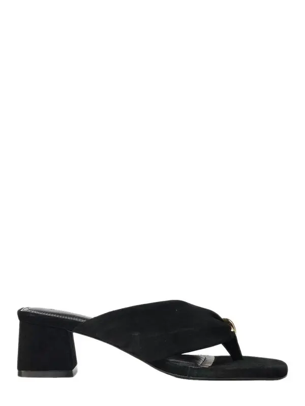 Simkhai Stella Block-heel Suede Sandals - Black