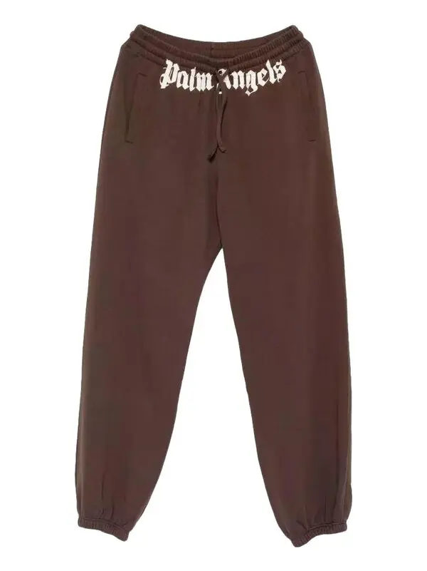 Palm Angels Logo-print Track Pants - Brown