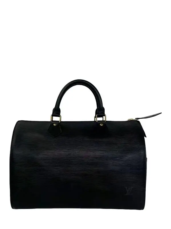 LOUIS VUITTON Epi Speedy 30 Boston Bag - Black