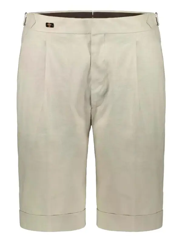 MOORER Manfredi Bermuda Shorts - Neutrals