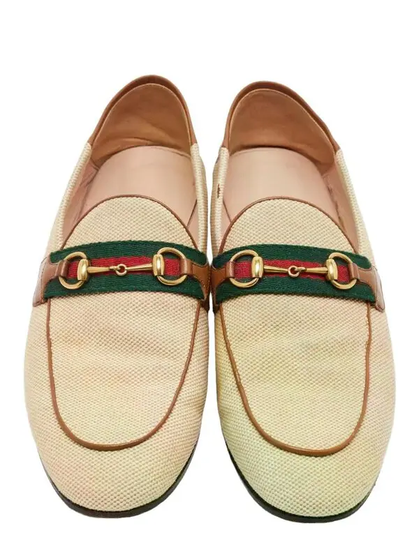 Gucci Brixton Horsebit Loafers - Neutrals