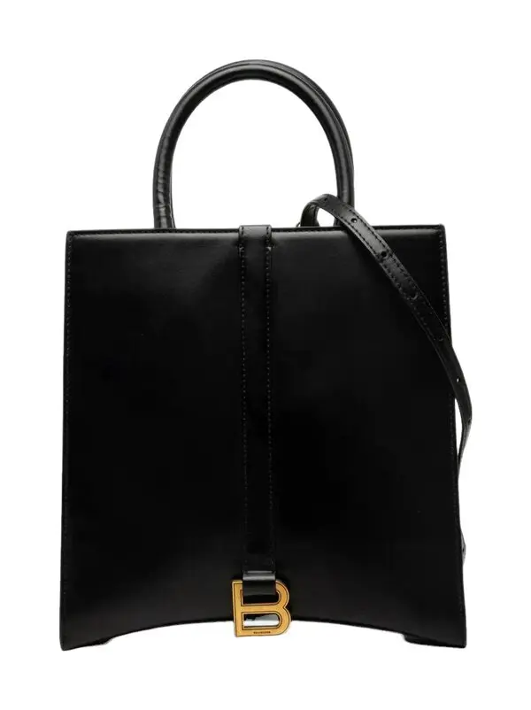 Balenciaga Hourglass Tote Bag - Black