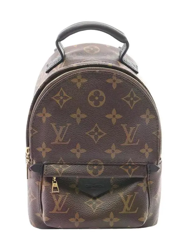 LOUIS VUITTON Monogram Mini Palm Springs Backpack - Brown