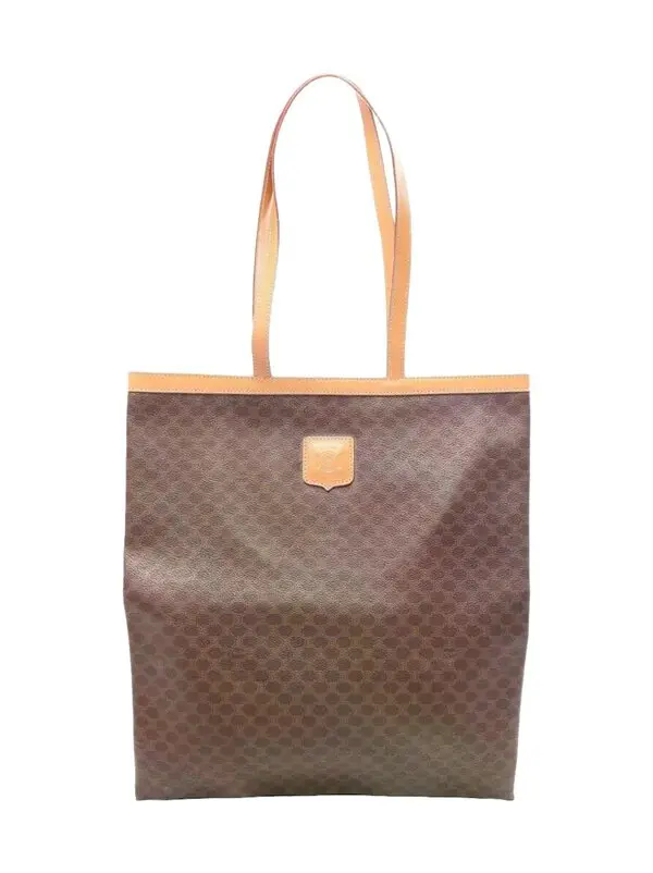 Celine Macadam Pattern Tote Bag - Brown