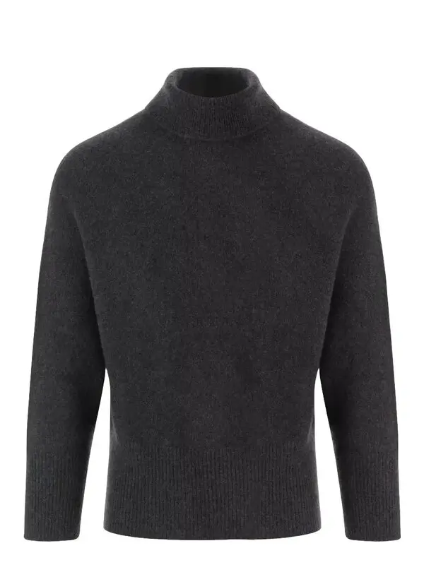 Giorgio Armani High-neck Cashmere Sweater - Grey