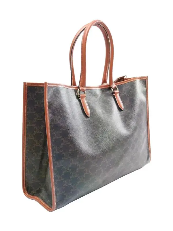 Celine Horizontal Cabas Triomphe Tote Bag - Brown