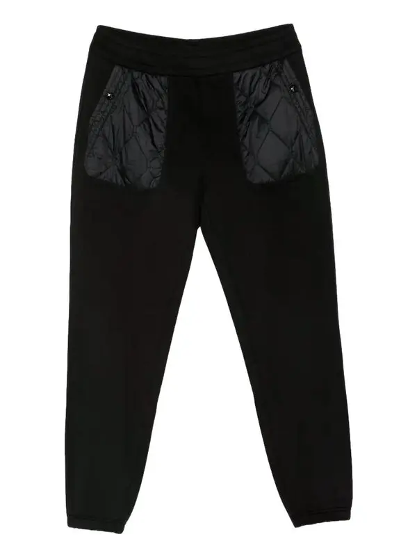 Moncler Quilted-pocket Track Pants - Black