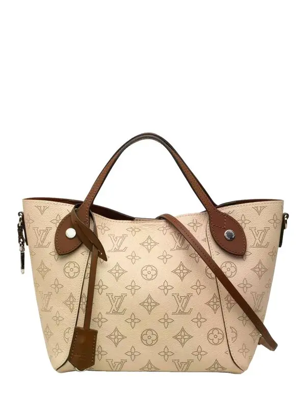 LOUIS VUITTON Monogram Mahina Hina Pm Satchel - Neutrals