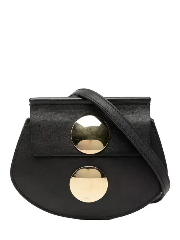 Chloé Leather Faye Crossbody Bag - Black