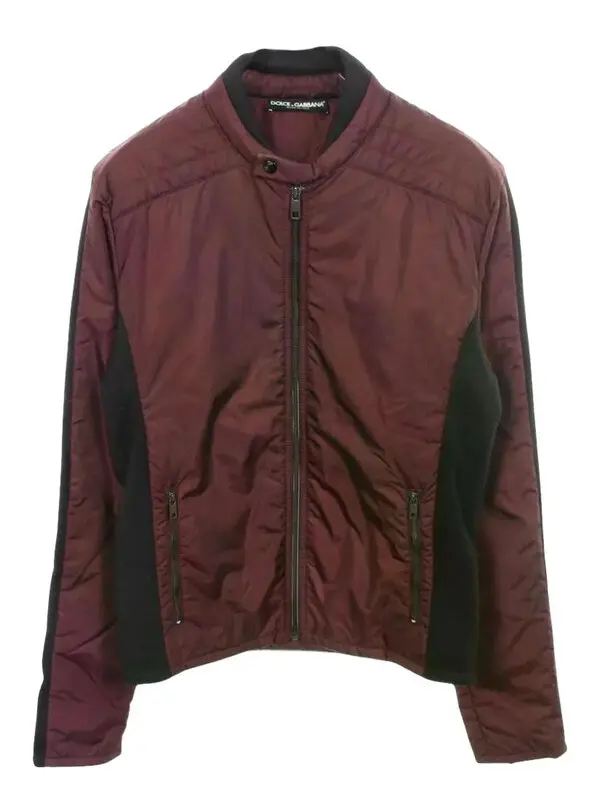 Dolce & Gabbana Zip-up Padded Jacket - Red