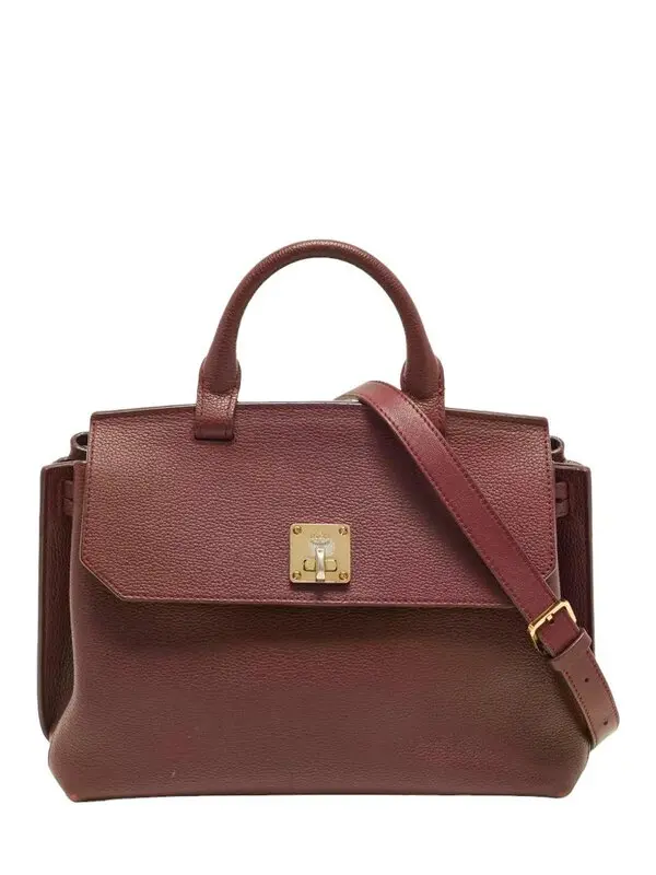Mcm Milla Flap Handbag - Red