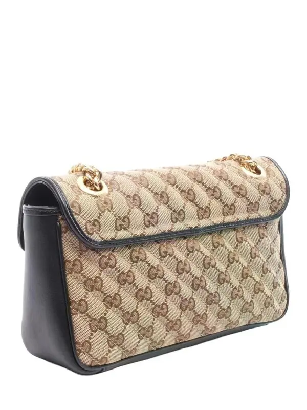 Gucci Gg Marmont Quilted Shoulder Bag - Neutrals