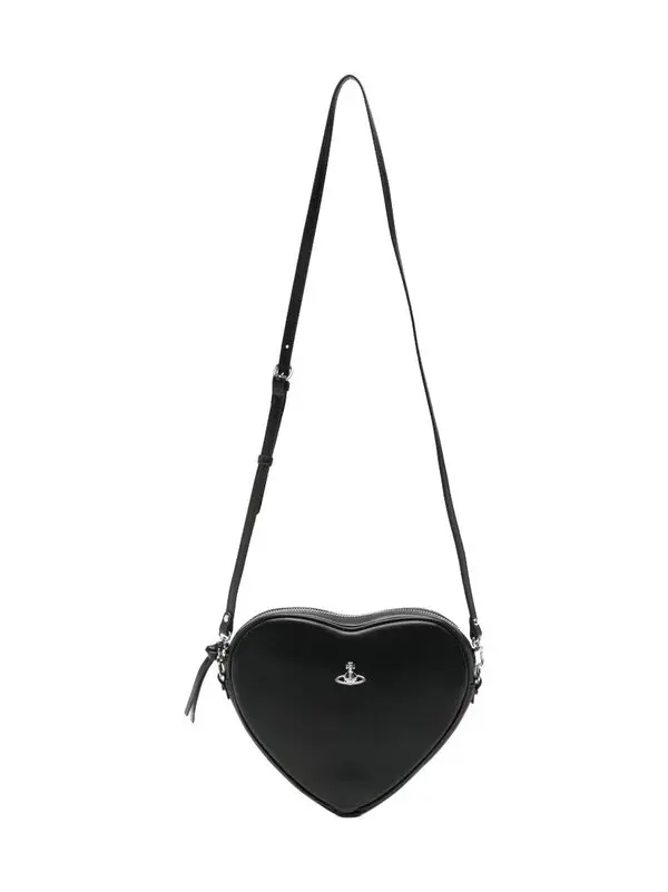 VIVIENNE WESTWOOD Alexa Heart Crossbody Bag - Black
