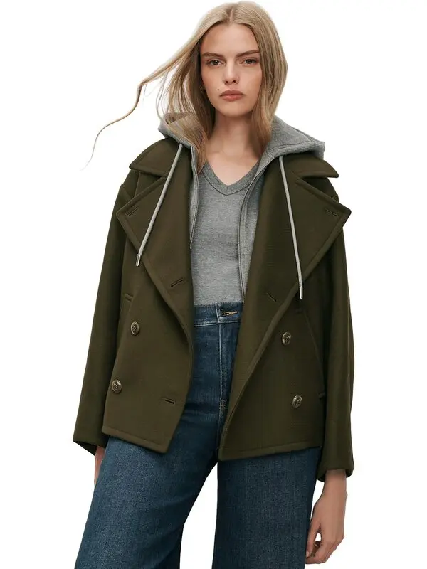 Veronica Beard Franklin Dickey Coat - Cypress