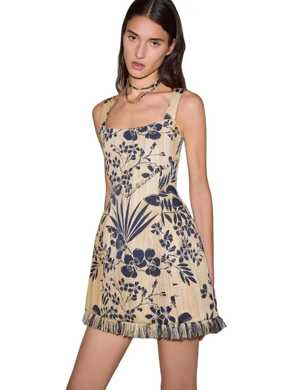 Alexis Marlo Cotton-blend Mini Dress - Multi