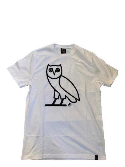 OVO Felt Applique Og Owl T-shirt - White