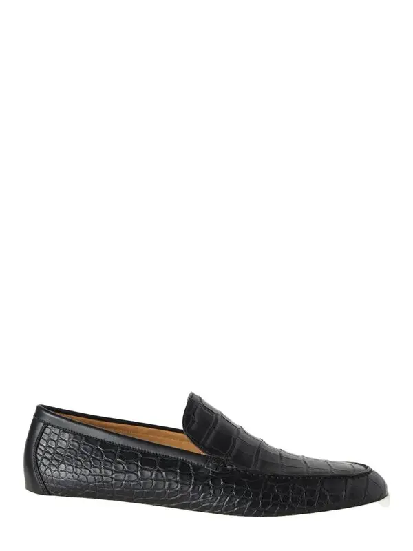 Loro Piana Summer Walk Loafers - Black
