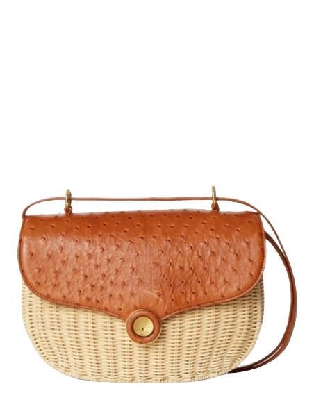 Loro Piana Ghiera Medium Woven Bag - Malt/sand Mist