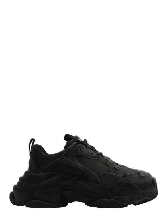 Balenciaga Triple S Lace-up Sneakers - Black