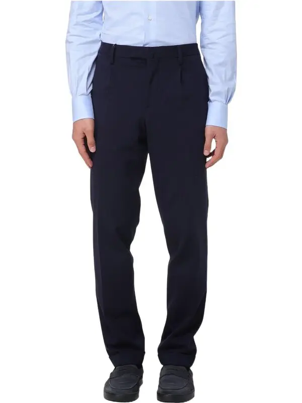 BRIGLIA 1949 Cuffed Trousers - Blue