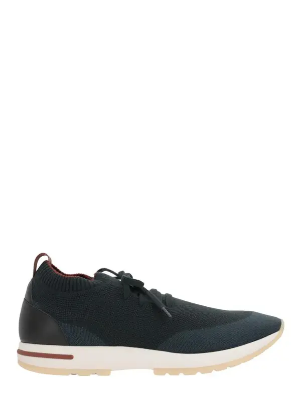 Loro Piana Low Top Lace-up Sneakers - Black
