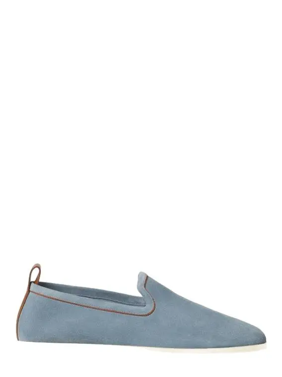 Loro Piana Venice Walk Loafers - Brisk Blue