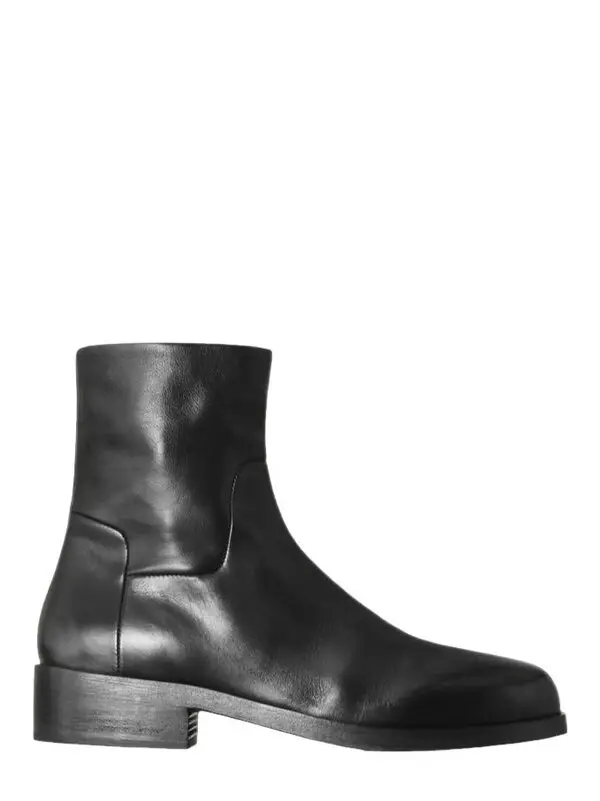 Marsèll Round Toe Ankle Boots - Black