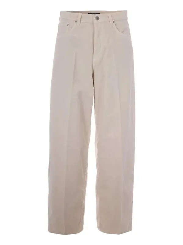 HAIKURE Straight-leg Casual Trousers - Beige