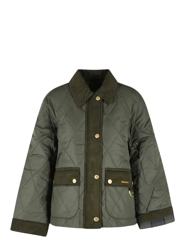 Barbour Long-sleeved Quilted Jacket - Green