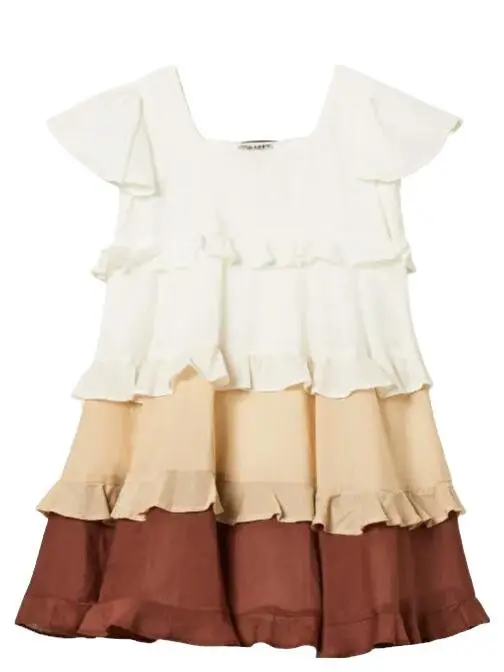 TWINSET Ruffled Muslin Dress - White