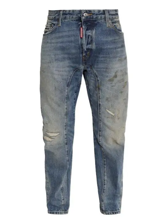 Dsquared2 Belt-loop Jeans - Navy Blue