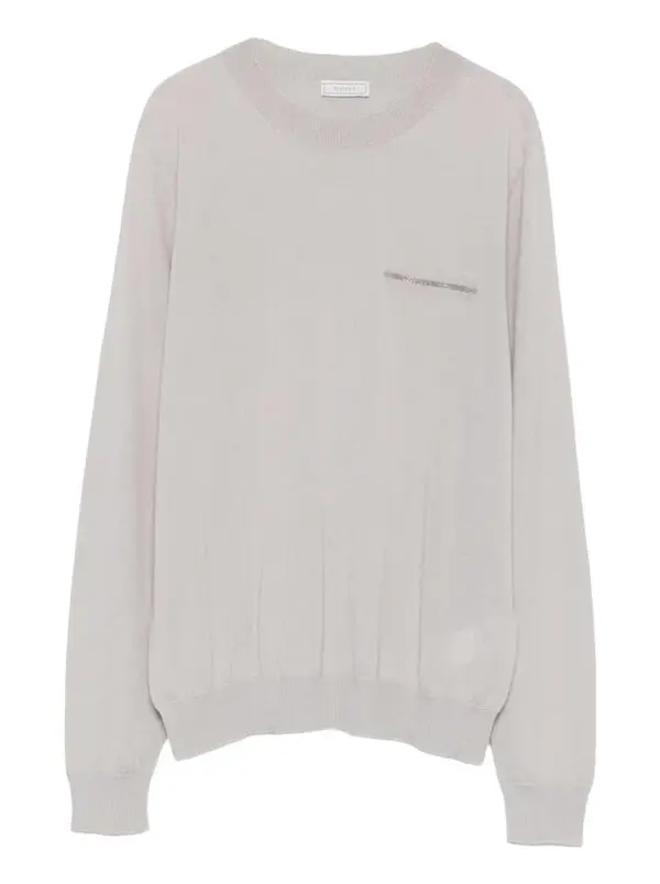 Peserico Long Sleeved Sweatshirt - Light Gray