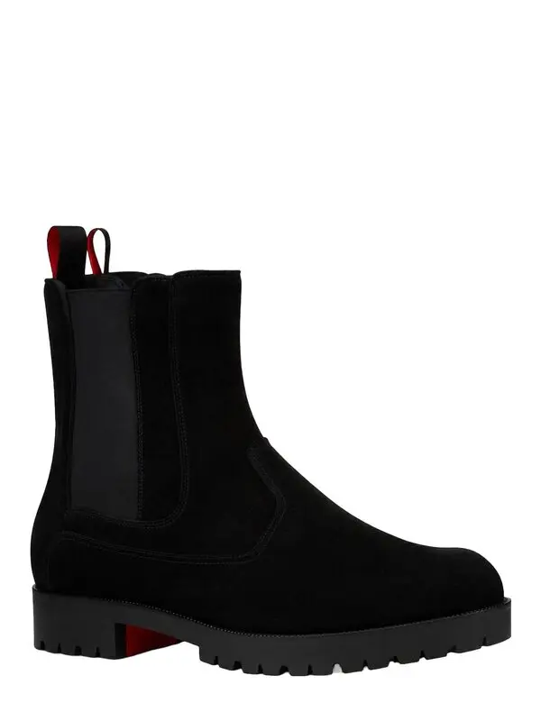 CHRISTIAN LOUBOUTIN Cavernos Chelsea Boots - Black
