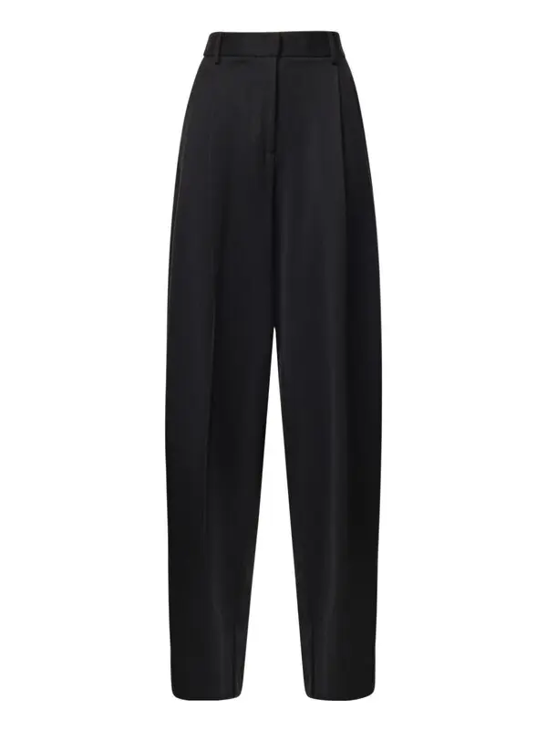 Andamane Pleated Tailored Trousers - Black