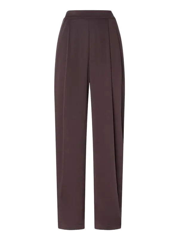 Pinko Tailored Trousers With Elastic Waist - Brown