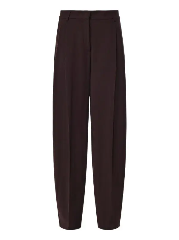 Andamane Tracy Low Rise Maxi Pants With Belt Loops And Pocket Details - Black