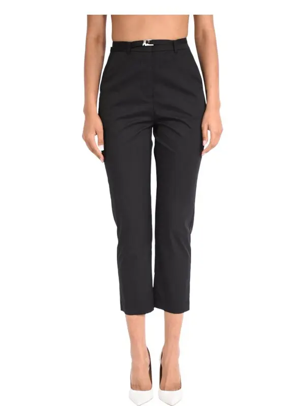 Patrizia Pepe Cigarette Trousers - Black