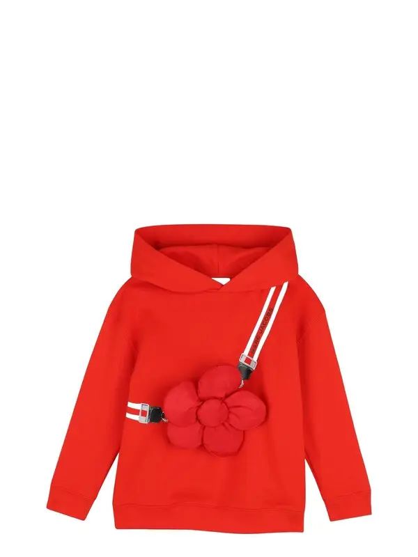 Marc Jacobs Flower Appliqué Hoodie - Red