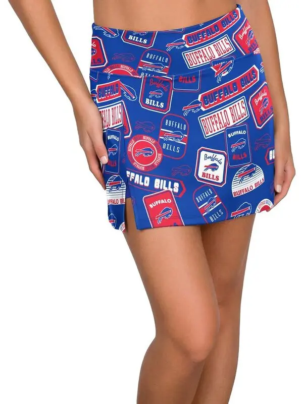 CONCEPTS SPORT Buffalo Bills Grady Allover Print Sleep Skort - Royal