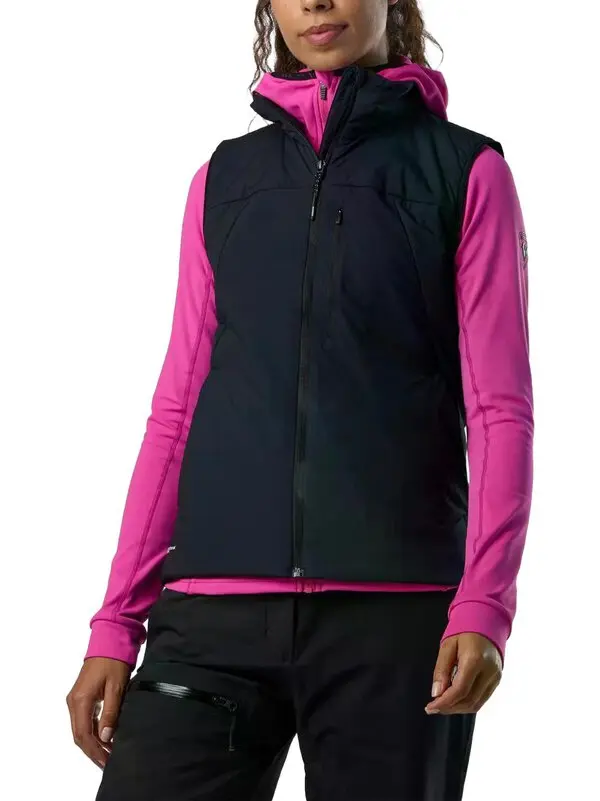 Rossignol Opside Gilet" Sleeveless Zip-up Vest - Black