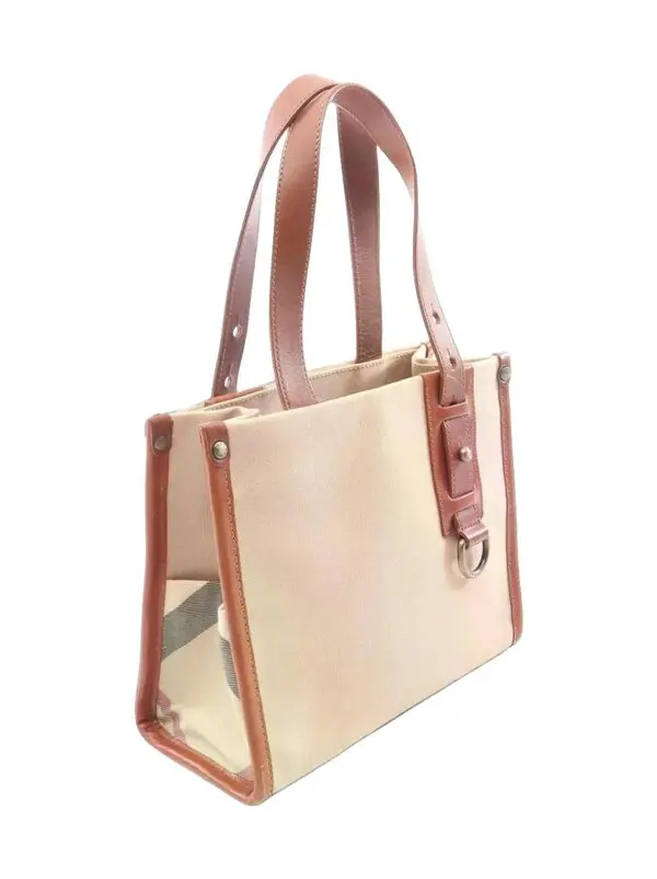 Burberry 2000s Nova Check Tote Bag - Neutrals