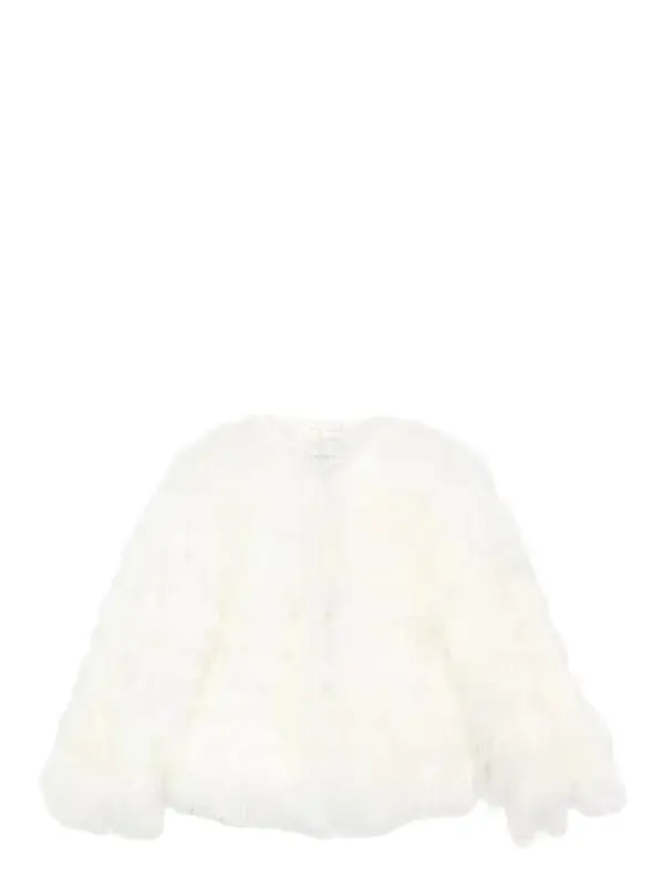 ERMANNO FIRENZE Faux-fur Coat - White