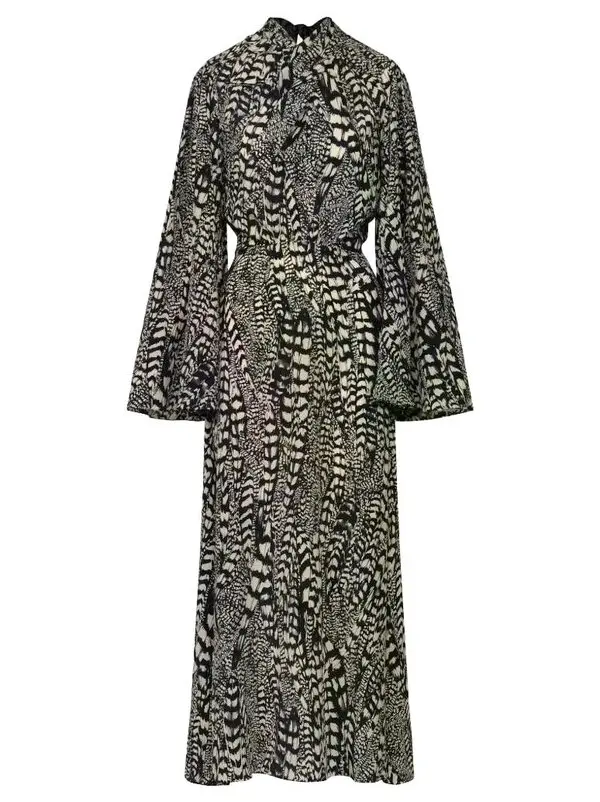 Johanna Ortiz Maiden Voyage Midi Dress - Black