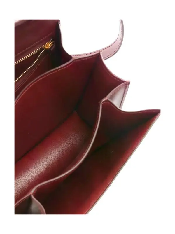 Celine 2000s Small Classic Box Crossbody Bag - Red
