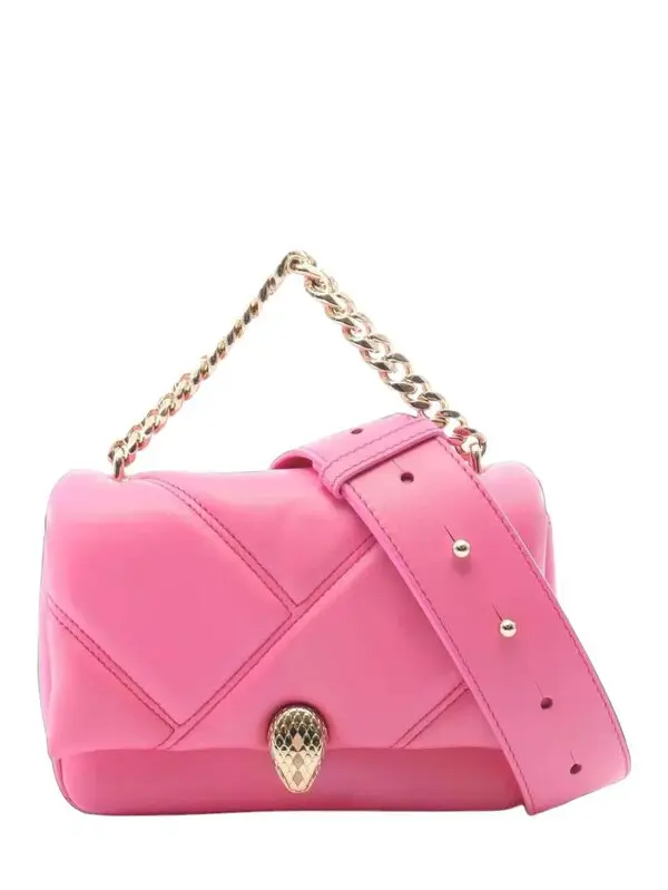 BVLGARI Serpenti Cabochon Crossbody Bag - Pink