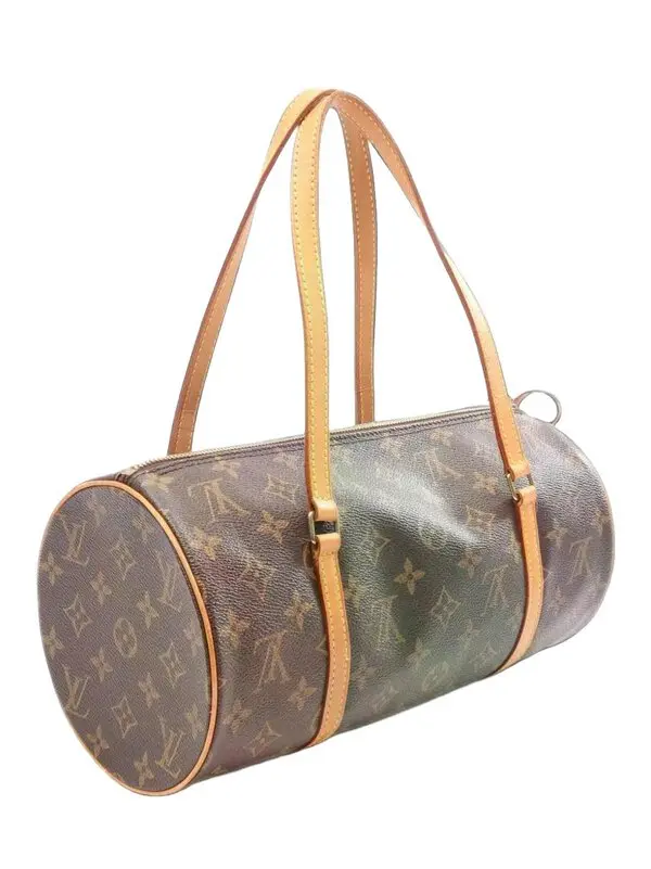 LOUIS VUITTON 2003 Monogram Canvas Papillon Tote Bag - Brown