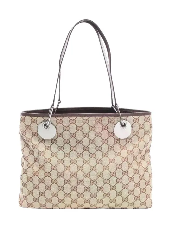 Gucci 2000s Gg Canvas Tote Bag - Neutrals