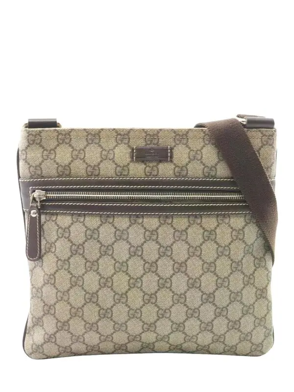 Gucci Gg Supreme Canvas Cross Body Bag - Neutrals