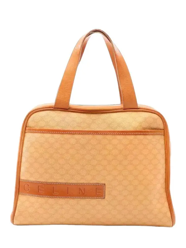 Celine 2000s Macadam Tote Bag - Orange