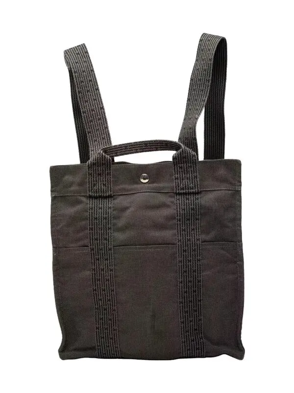 Hermès Canvas Mm Backpack - Grey